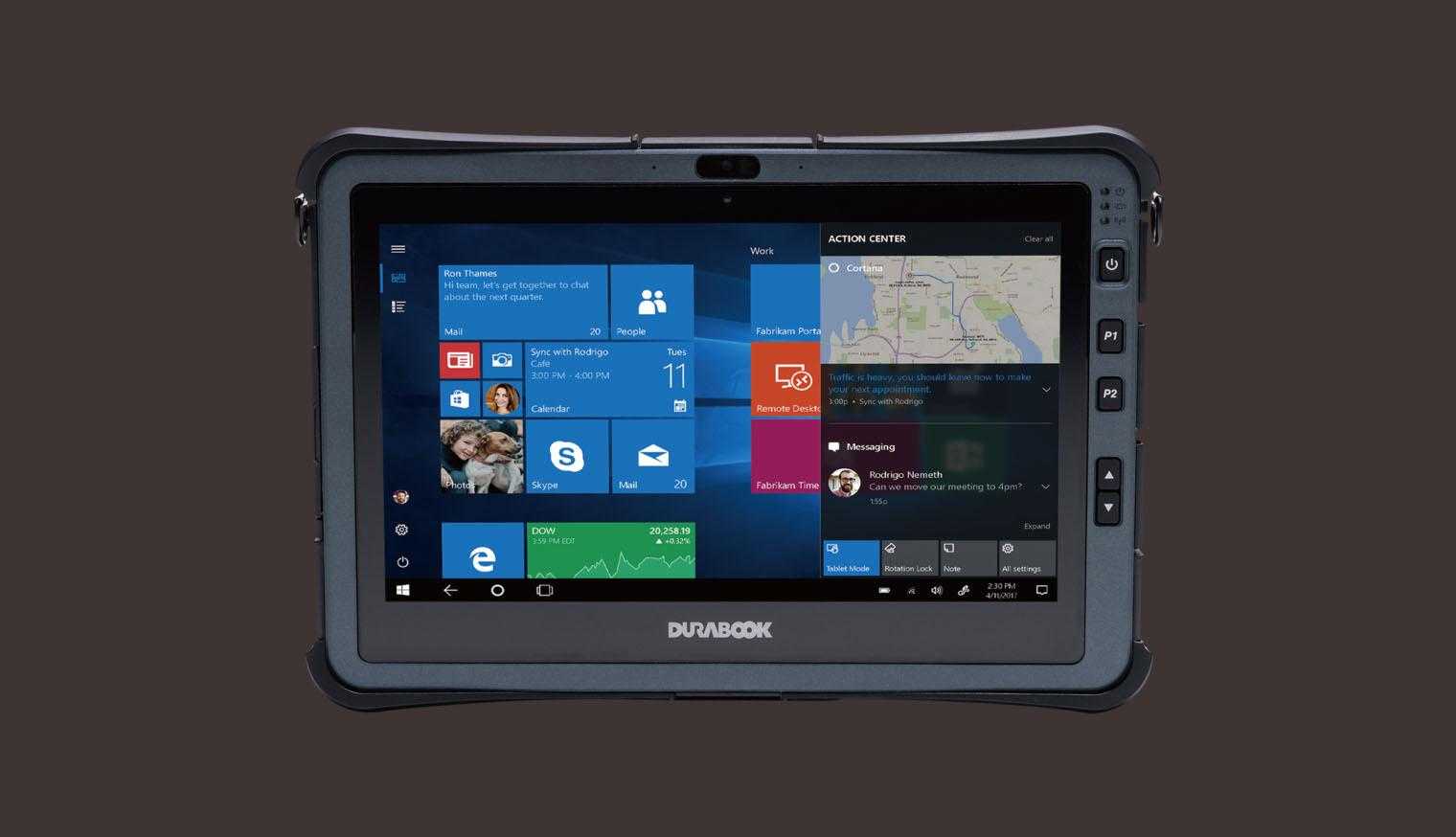 Представлен защищенный планшет Durabook U11 на Windows 11