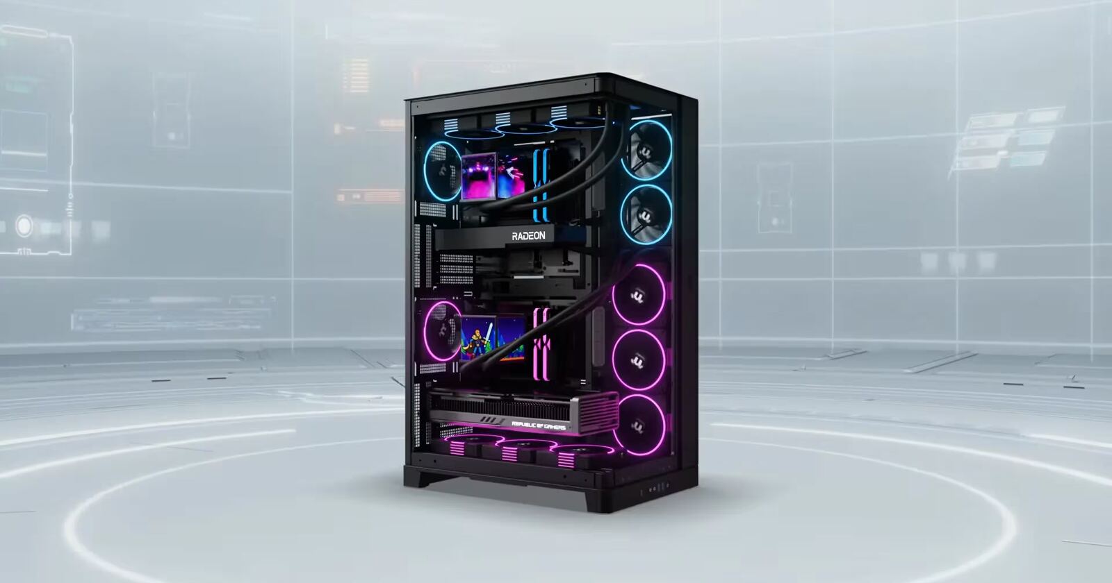 Корпус Thermaltake CAPO X вмещает 2 mATX-системы